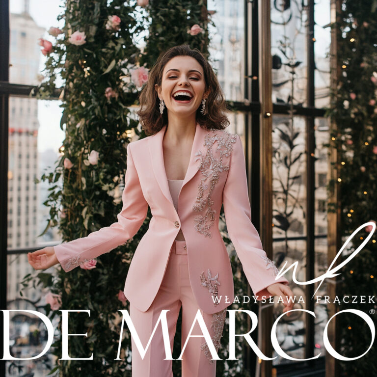 Eleganckie garnitury damskie – stylizacja na wesele 2025