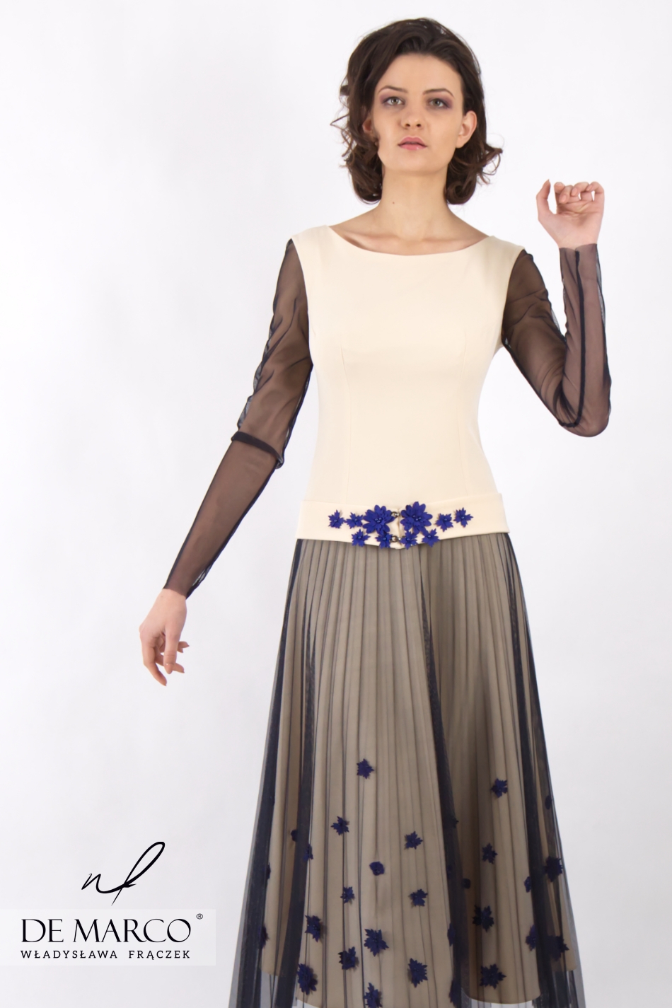 The most beautiful dress for a wedding Demeter, Elegant flared maxi dresses